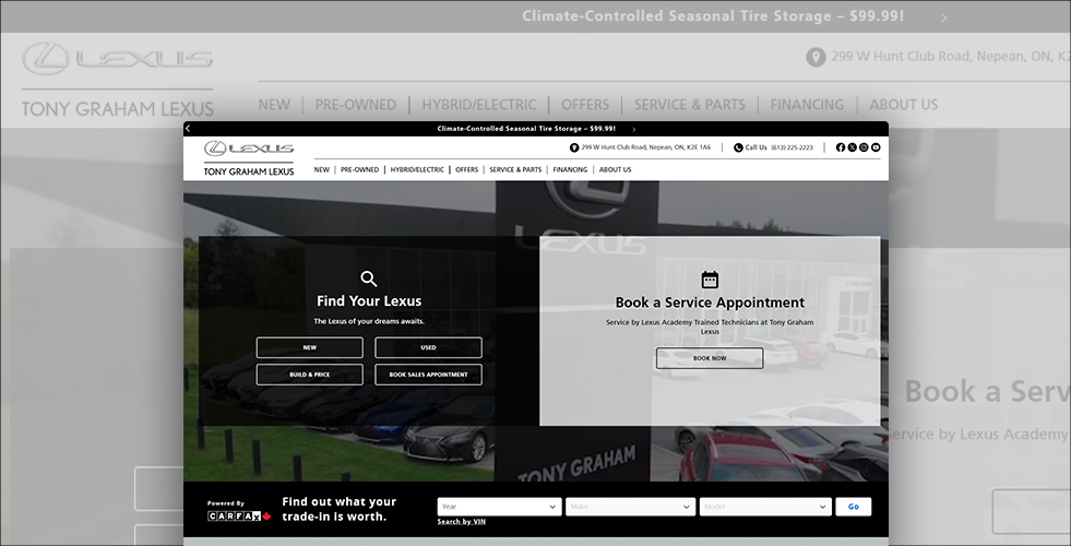 Tony Graham Lexus: New & Used Dealer | Ottawa, Ontario