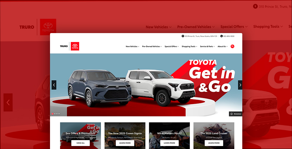 Truro Toyota: New & Used Dealership | Nova Scotia