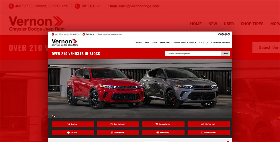 Vernon Chrysler Dodge Jeep Ram: New & Used Dealer | BC