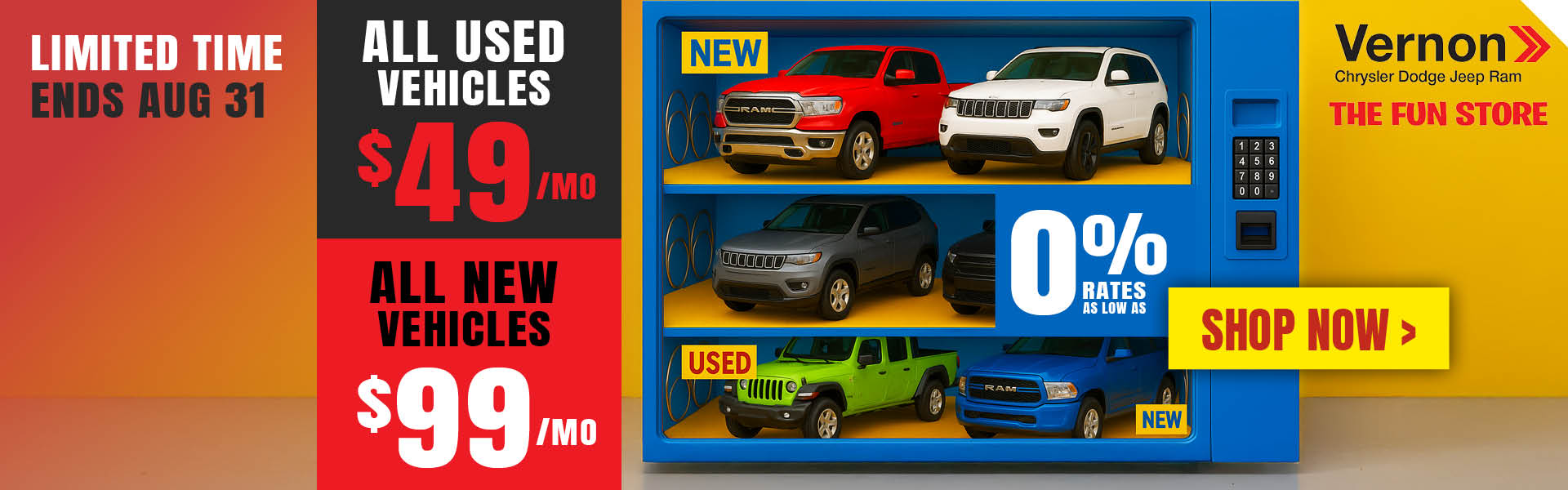 Vernon Chrysler Dodge Jeep Ram: New & Used Dealer | BC