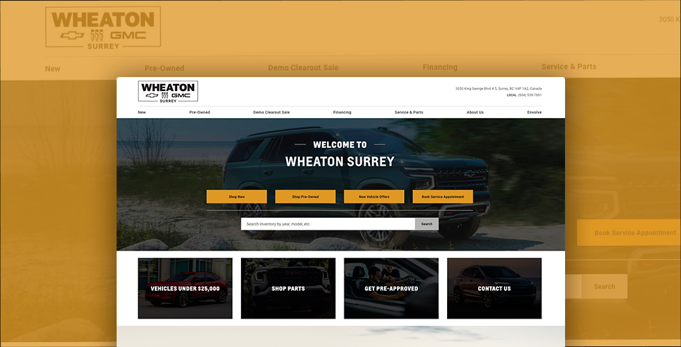 Wheaton Surrey: Chevrolet, Buick & GMC Dealer | BC