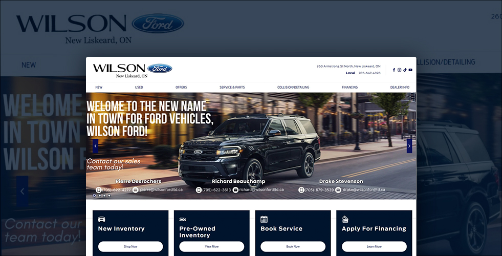 Wilson Ford: New & Used Dealership | New Liskeard, ON